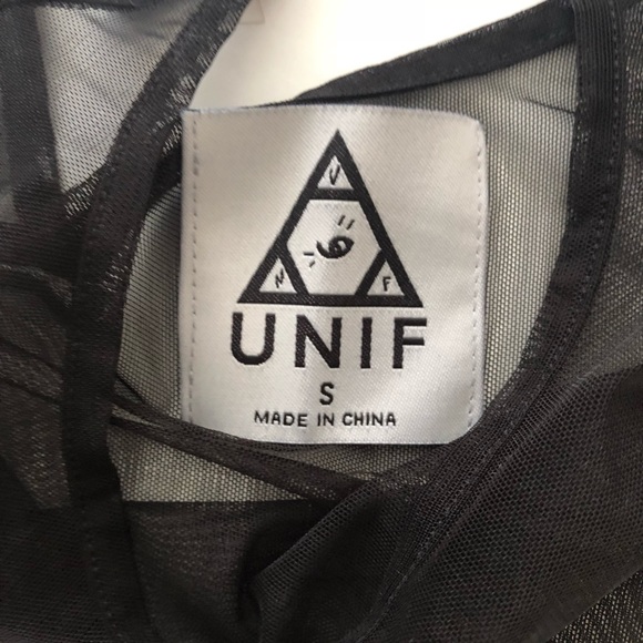 UNIF | Tops | Unit Mesh Swim Cover Tank | Poshmark